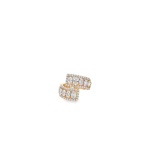 Bypass Oval And Round Diamond Ring Reads Jewelers