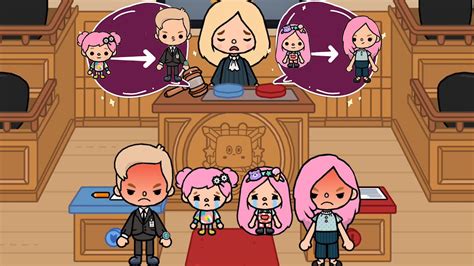 Sisters Get Separated In Divorce Sad Story Toca Life Story Toca