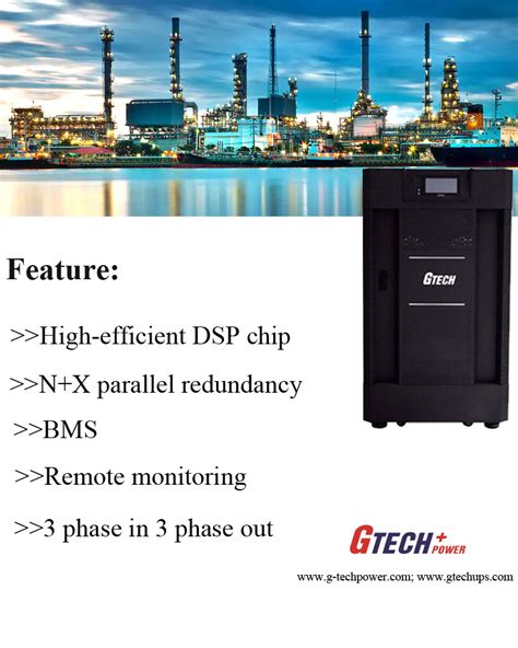 Three Phase KVA IGBT Double Conversion Low Frequency Online UPS