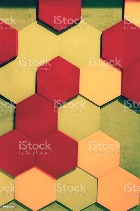 육각형 오렌지 레드 Heneycomb 셀 기하학적 모양 배경 텍스처 기술 추상 그리드 패턴 미래의 벽 창조적인 Net 네트워크