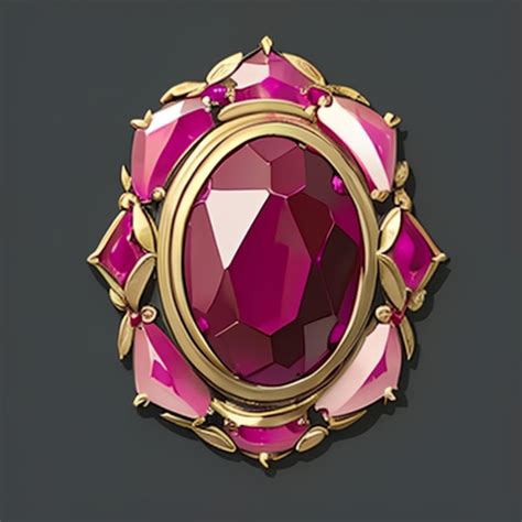 Premium Photo Ruby Model For Game Ideas Or Jewelry Making