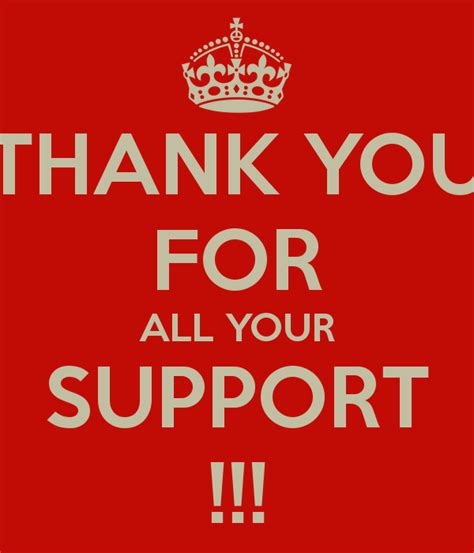 Thanks For Your Support Quotes Quotesgram