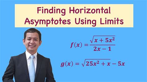 Finding Horizontal Asymptotes Using Limits Youtube