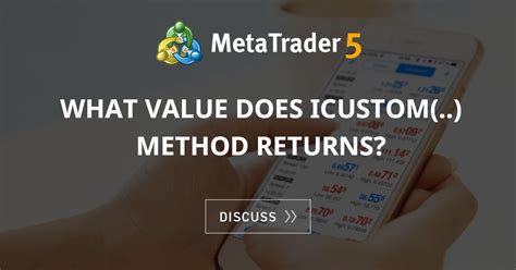 What Value Does Icustom Method Returns Swing Trading General Mql5 Programming Forum