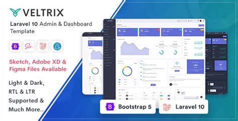 Veltrix Laravel 10 Admin Dashboard Template Gplcode Net