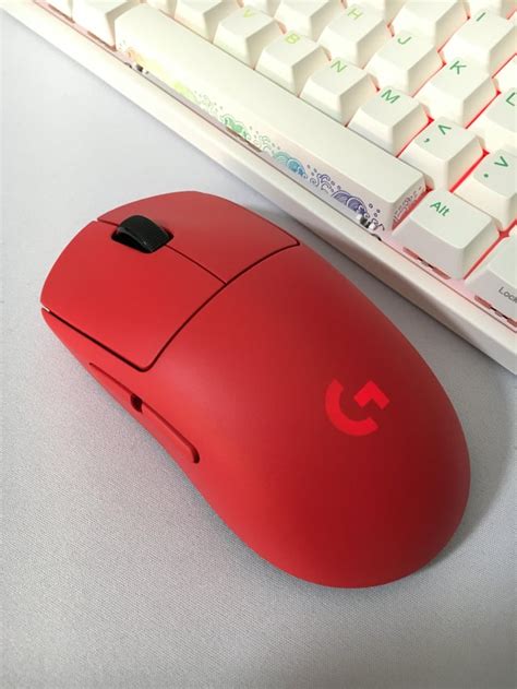 Custom Logitech G Pro Wireless Red R Mousereview