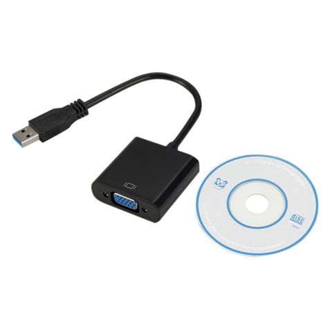 USB 3 0 To VGA Converter HD Video Adapter External Video Graphic Card Converter Portable USB To