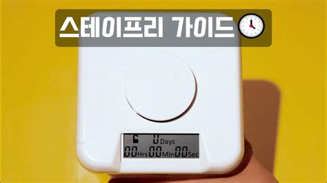 스테이프리 데이원 스마트폰 금욕상자 사용법 Youtube
