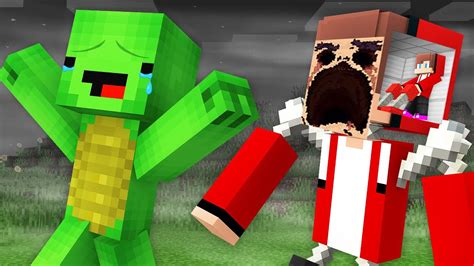 JJ Pranked Mikey As SCARY JJ In Minecraft Maizen YouTube