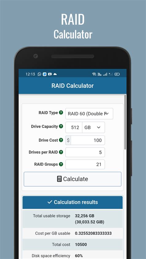 Raid Calculator App On Amazon Appstore