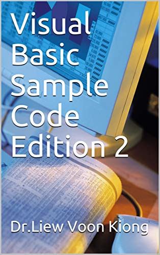 Visual Basic Sample Code Edition EBook Kiong Dr Liew Voon Amazon In Books