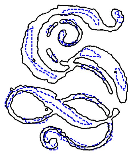 Example Of Level Set Segmentation Using Forces 12 And 15 In The
