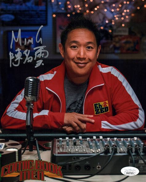 Ming Chen Comic Book Men 8x10 Signed Photo Jsa Certified Autograph