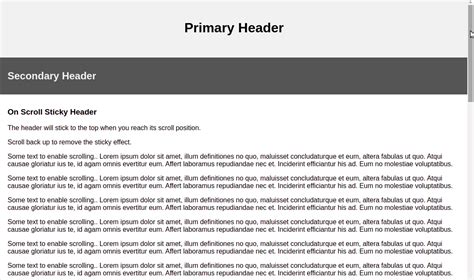 Javascript Display Sticky Div On Scroll Up Using Intersection