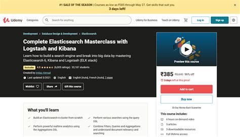 Explore Elasticsearch Courses Certificates Training More