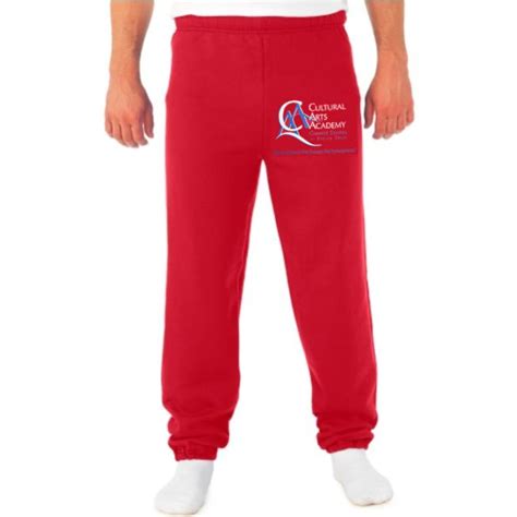 Printed Red 8 Oz Nublend Fleece Sweatpants