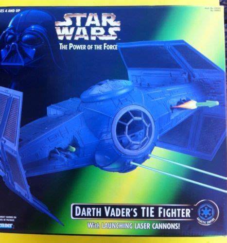 Star Wars Power Of The Force Darth Vaders Tie Fighter 1996 Darth Vader Tie Fighter Galactic