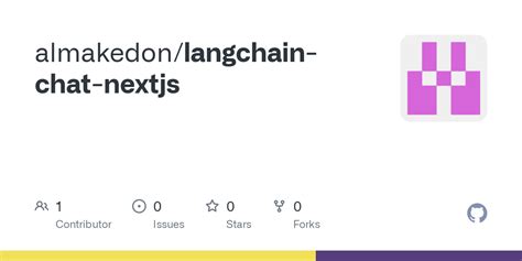 Github Almakedonlangchain Chat Nextjs
