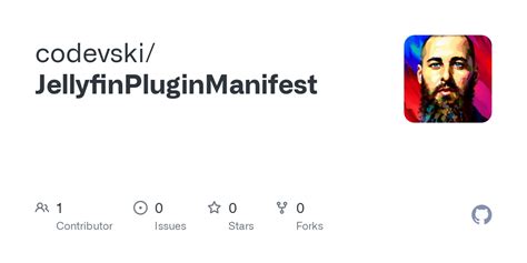 Github Codevskijellyfinpluginmanifest