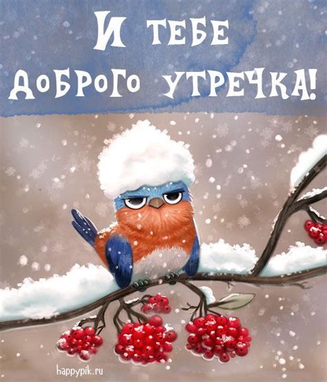 Картинки С добрым зимним утром с пожеланиями 70 картинок Доброе утро Зима Счастливые картинки