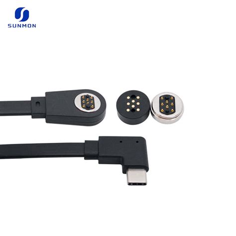 Magnetic Pogo Pin Connector 4 Pin Breakaway Power Con