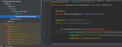 修复破损的钟失败执行了命令还是在报错 Issue alibaba jvm sandbox GitHub