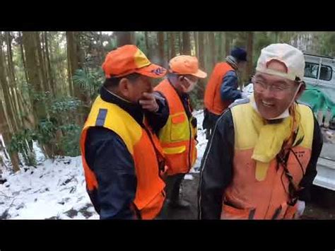 イノシシ有害鳥獣駆除 1日で3頭捕獲 YouTube