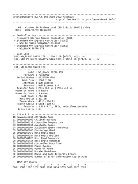 Crystaldiskinfo 20220803182607 Pdf Computer Science Computing