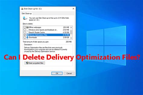 Can I Delete Delivery Optimization Files Yes You Can Do It