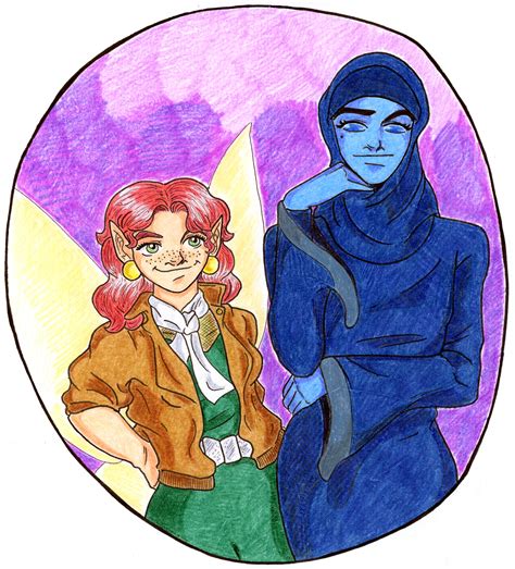 Saffron And Peri — Our First Official Piece Of Fan Art Thank You To