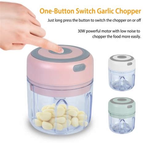 Mini Electric Garlic Chopper 845oz Cordless Food Processor Usb