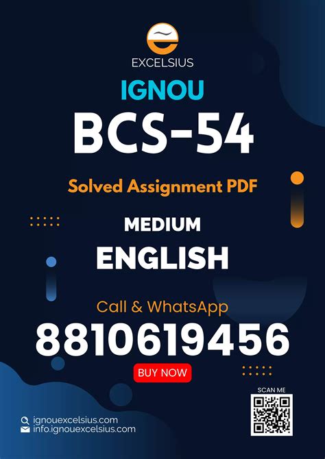 Ignou Bcs 54 English 2024 25 Solved Assignment Ignouexcelsius