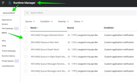 nfx mq anypoint mq monitoring application