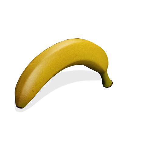 Free Obj File Banana Fruit Vegetable Food 3d Model 3d Printing Obj