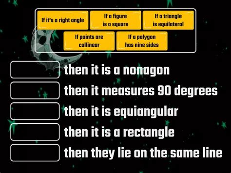 If Then Statement Match Up