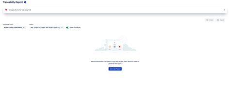 Xraycloud 7401 Traceability Report Fails To Generate If There Are Test Runs Executed By