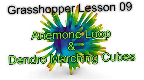 Cad4 Scripting Ls2020 Lesson 09 Anemone Loop And Dendro Maching Cubes Youtube
