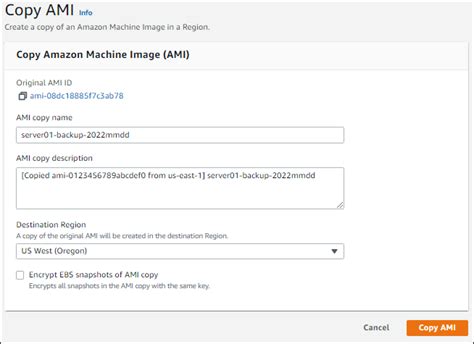 Backup And Restore Method For An Ha Cluster Across Regions Using Aws