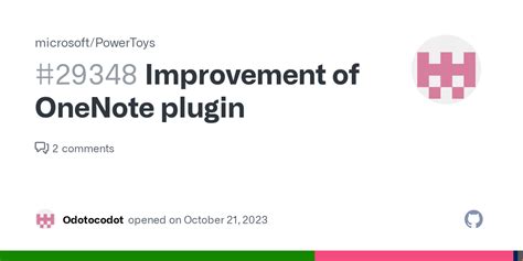 Improvement Of Onenote Plugin · Issue 29348 · Microsoftpowertoys · Github