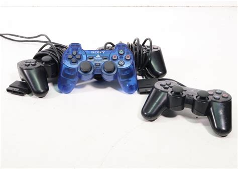 Sony Playstation 2 Dualshock 2 Analog Wired Controller Black Or Ocean