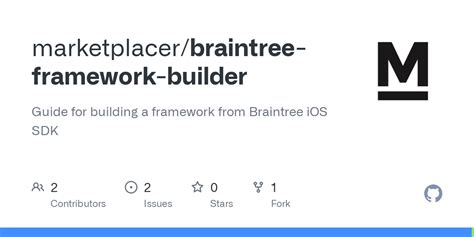 Github Marketplacerbraintree Framework Builder Guide For Building A Framework From Braintree