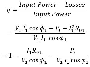 Efficiency Of Transformer Maximum Efficiency Condition