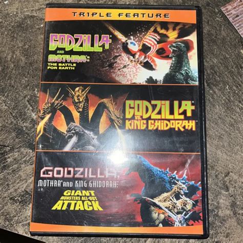 Godzilla And Mothra Vs King Ghidorah Giant Monsters Triple Feature 10098 Hot Sex Picture