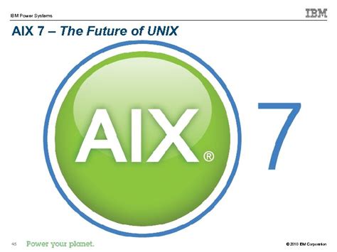 IBM Power Systems AIX 7 Update 2010