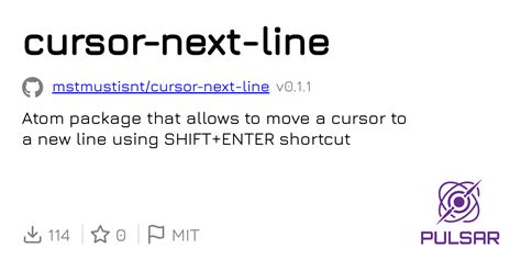 Cursor Next Line