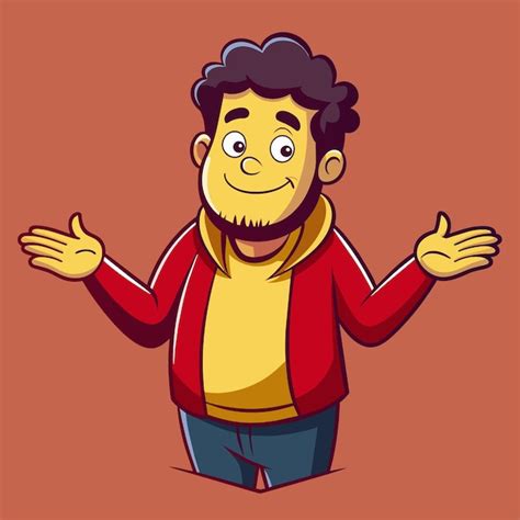 Shrug Concept Illustration Premium Ai Generated Vector