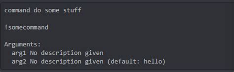 Python How To Add Description To Parameters Of Command In Discord Py Stack Overflow