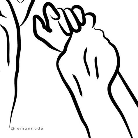 Hands Grabbing 1 Intimacy Sex Erotic Line Art Minimalism Black And White Sexy Art Wall