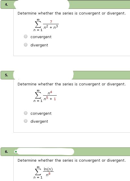 solved determine whether the series is convergent or