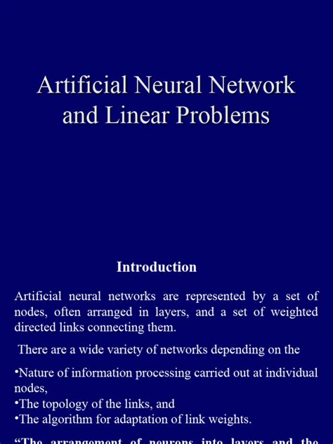Lect 7 Single Layer Nn Pdf Artificial Neural Network Computational Science